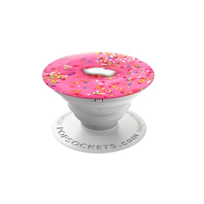 Pink Donut Pop Socket